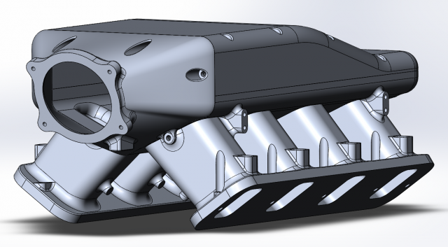 Intake manifold for GM LS3 engine – Anatoly Soloviov